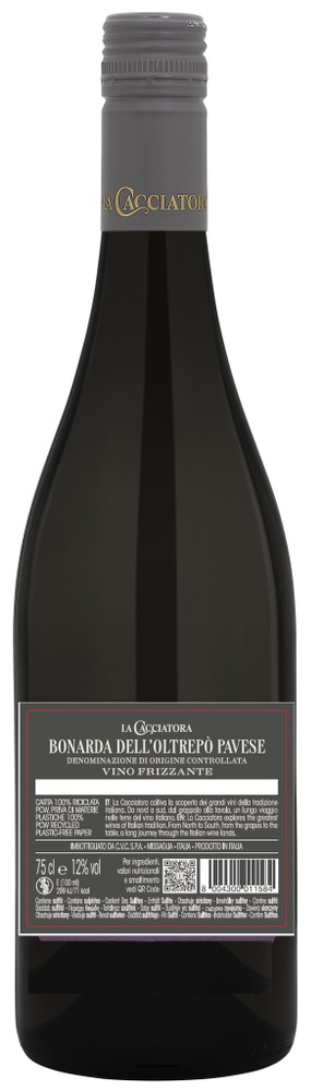 Bonarda Doc La Cacciatora | Bennet Online