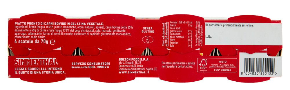 Carne In Scatola Simmenthal | Bennet Online