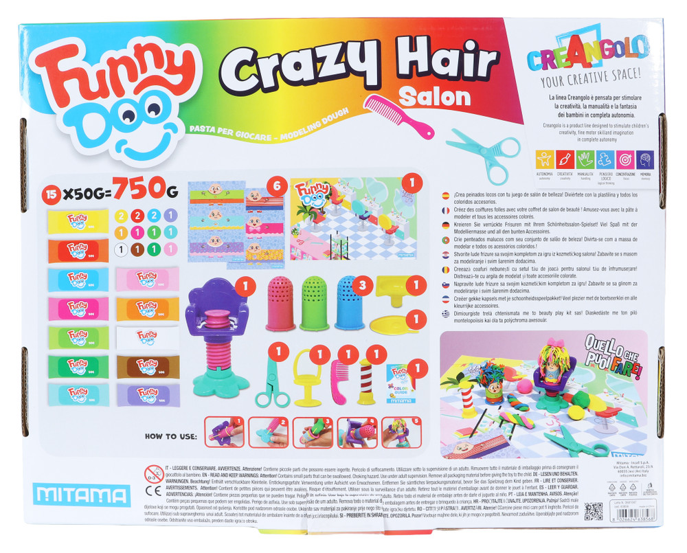 Confezione Pasta Da Modellare Crazy Hairs Mitama | Bennet Online